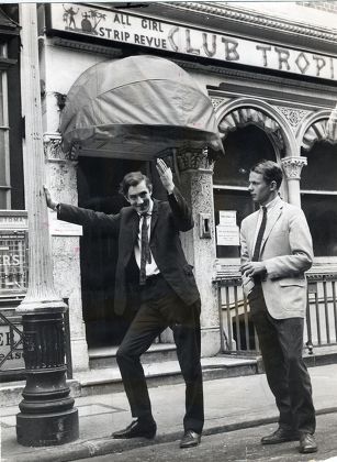 Peter Cook Nicholas Luard Outside Club Editorial Stock Photo - Stock ...