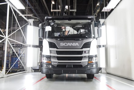 Scania truck factory, Angers, France - 15 Jan 2021 Stock Pictures ...