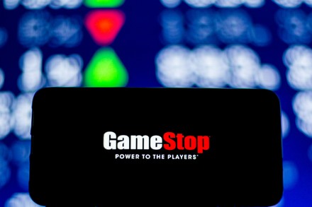 This Photo Illustration Gamestop Logo Seen Editorial Stock Photo ...