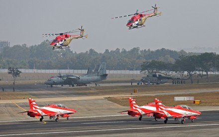 Hindustan Aeronautics Limited Hal Dhruv Type Editorial Stock Photo ...