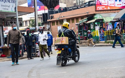 Kenya Nairobi Covid 19 Delivery Workers - 22 Jan 2021 Stock Pictures ...