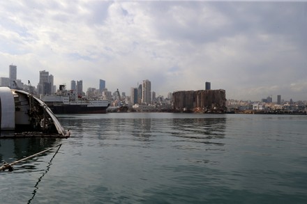 View Destroyed Port Area Six Months Editorial Stock Photo - Stock Image ...