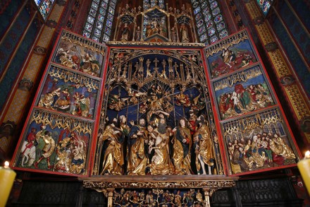 View Restored Veit Stoss Altarpiece Central Editorial Stock Photo ...