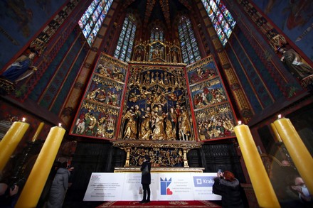 View Restored Veit Stoss Altarpiece Central Editorial Stock Photo ...