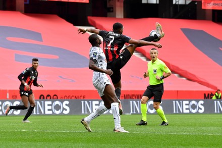 OGC Nice v Angers, Ligue 1, Nice, France - 07 Feb 2021 Stock Pictures ...