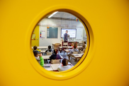 Primary School Open Again Students Walk Editorial Stock Photo - Stock ...