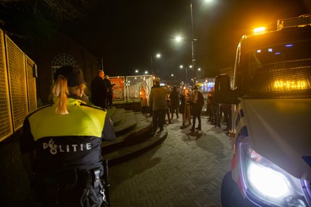 Protest Torch Fire Against Covid Lockdown Editorial Stock Photo - Stock ...