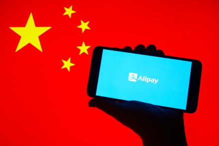 Alipay App Logo Displayed On Mobile Editorial Stock Photo - Stock Image ...