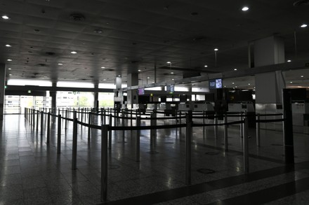 Empty International Checkin Terminals Seen Melbourne Editorial Stock ...