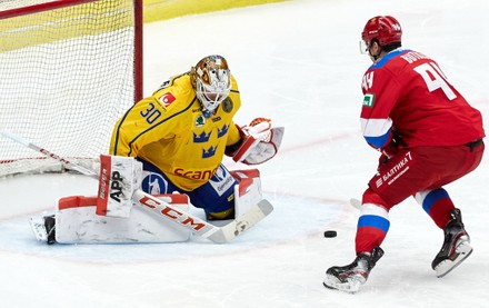 Russias Nikolai Kovalenko L Swedens Filip Editorial Stock Photo - Stock ...