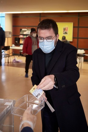 Catalan Left Erc Partys Candidate Catalan Editorial Stock Photo - Stock ...