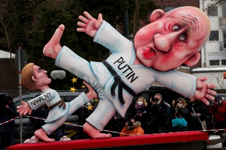 Carnival Float Depicting Russian President Vladimir Editorial Stock ...