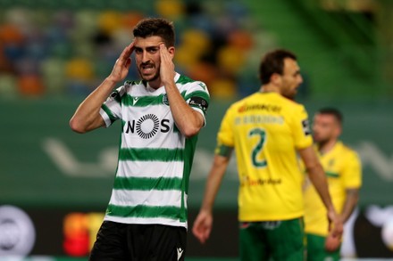 Paulinho Sporting Cp L Reacts During Editorial Stock Photo - Stock ...