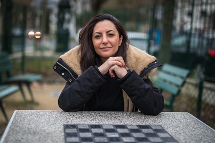 French Turkishborn Journalist Claire Koc Poses Editorial Stock Photo ...