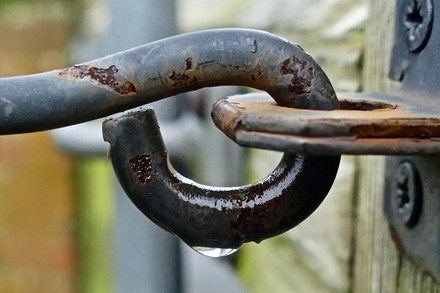Church Lock Rain Editorial Stock Photo - Stock Image | Shutterstock