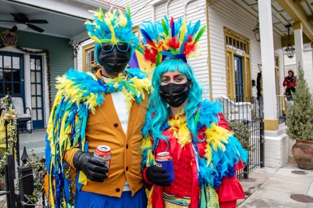 Revelers Pose Photo They Celebrate Mardi Editorial Stock Photo - Stock ...