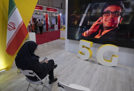 Iranian Official Uses Her Smartphone She Editorial Stock Photo - Stock ...