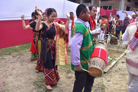 Mishing Tribals Perform Their Traditional Dance Editorial Stock Photo ...