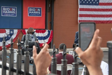 Kamala Harris' Campaign Stop, Detroit, Michigan, USA - 22 Sep 2020 ...