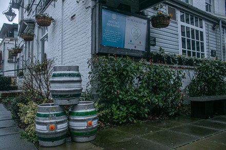 Empty Beer Kegs Left Outside Swan Editorial Stock Photo - Stock Image ...