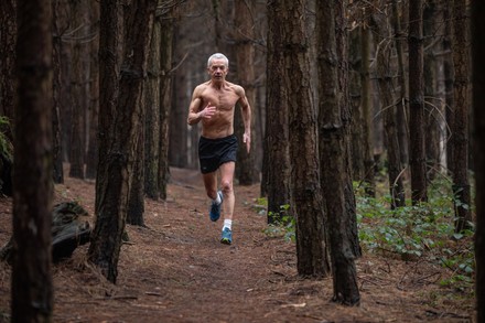 Britain's fittest grandfather Mike Millen photoshoot, Sevenoaks, Kent ...
