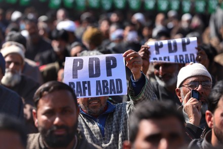 Jammu Kashmir Pdp Peoples Democratic Party Editorial Stock Photo ...