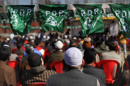 Jammu Kashmir Pdp Peoples Democratic Party Editorial Stock Photo ...