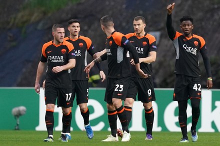 Romas Players Celebrate After Scoring 10 Editorial Stock Photo - Stock ...