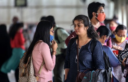 Indian People Without Mask Stands Footover Editorial Stock Photo ...