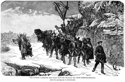 Swedes Carrying Dead Body Charles Xii Editorial Stock Photo - Stock ...