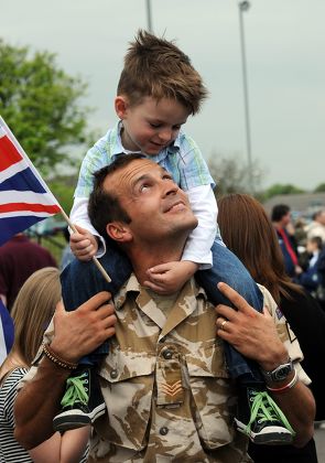 Lance Sergeant Steve Walker His Son Editorial Stock Photo - Stock Image ...