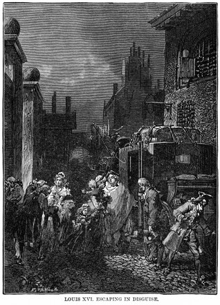 Louis Xvi Escaping Disguise Illustration Ridpaths Editorial Stock Photo ...