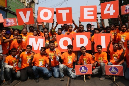 Bharatiya Janata Yuva Morcha Bjym Organize Editorial Stock Photo ...