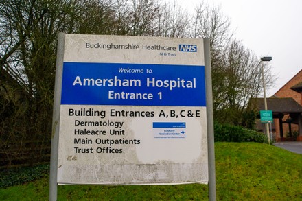 New Sign Amersham Hospital Covid19 Vaccination Editorial Stock Photo ...