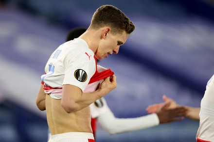 Lukas Provod Slavia Prague Celebrates After Editorial Stock Photo ...