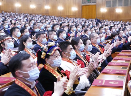 Grand Gathering Held Mark Countrys Accomplishments Editorial Stock ...