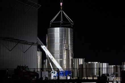Engineers Work Into Night Dismantling Sn5 Editorial Stock Photo - Stock ...