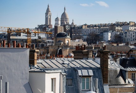 View Gray Zinc Rooftops Paris France Editorial Stock Photo - Stock ...