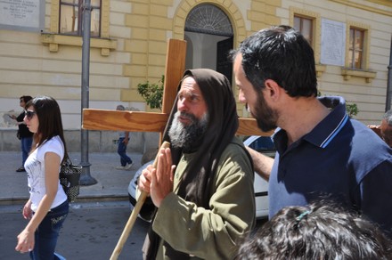 Brother Biagio Conte Sicilian Secular Missionary Editorial Stock Photo ...