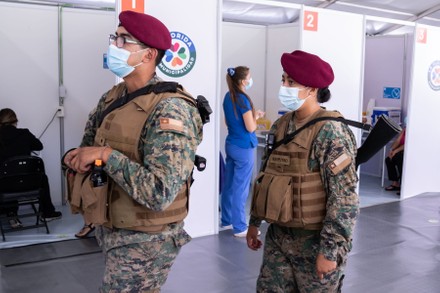 Military Personnel Guard One Aisles Improvised Editorial Stock Photo ...