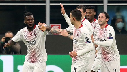 AC Milan vs Red Star Belgrade, Italy - 25 Feb 2021 Stock Pictures ...