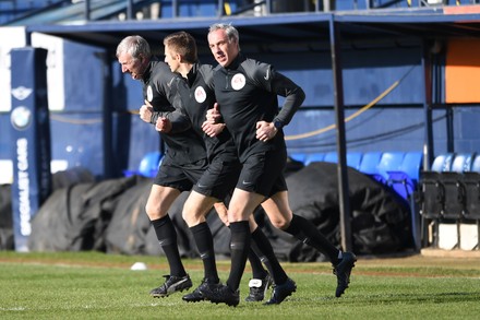 Officials Referee Michael Salisbury Assistant Referee Editorial Stock ...