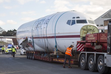 Bristol Uk Boeing 727 Fuselage Arrives Editorial Stock Photo - Stock ...