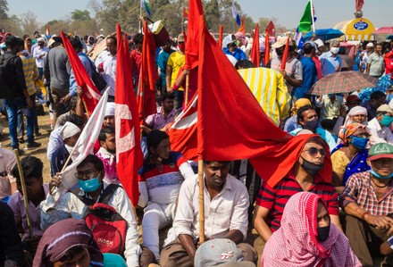 Communist Party India Marxist Along Other Editorial Stock Photo - Stock ...