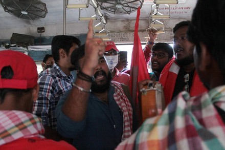 Cpim Supporters Going Brigade Have Fun Editorial Stock Photo - Stock ...