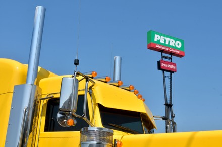 Petro Shopping Center Truck Stop Along Editorial Stock Photo - Stock ...