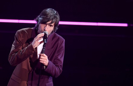 Italian Singer Bugo Performs On Stage Editorial Stock Photo - Stock ...