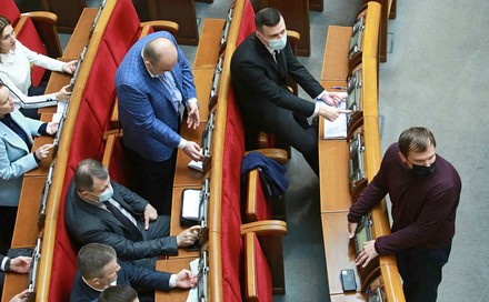 Mps Cast Their Votes Help Touch Editorial Stock Photo - Stock Image ...