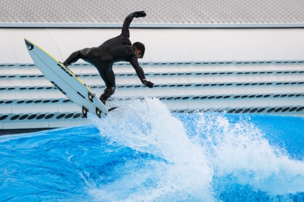 __COUNT__ Wave pool "Alaia Bay" in Sion, Switzerland - 03 Mar 2021 ...