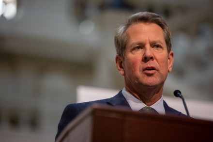 Governor Brian Kemp Rga Hosts Press Editorial Stock Photo - Stock Image ...